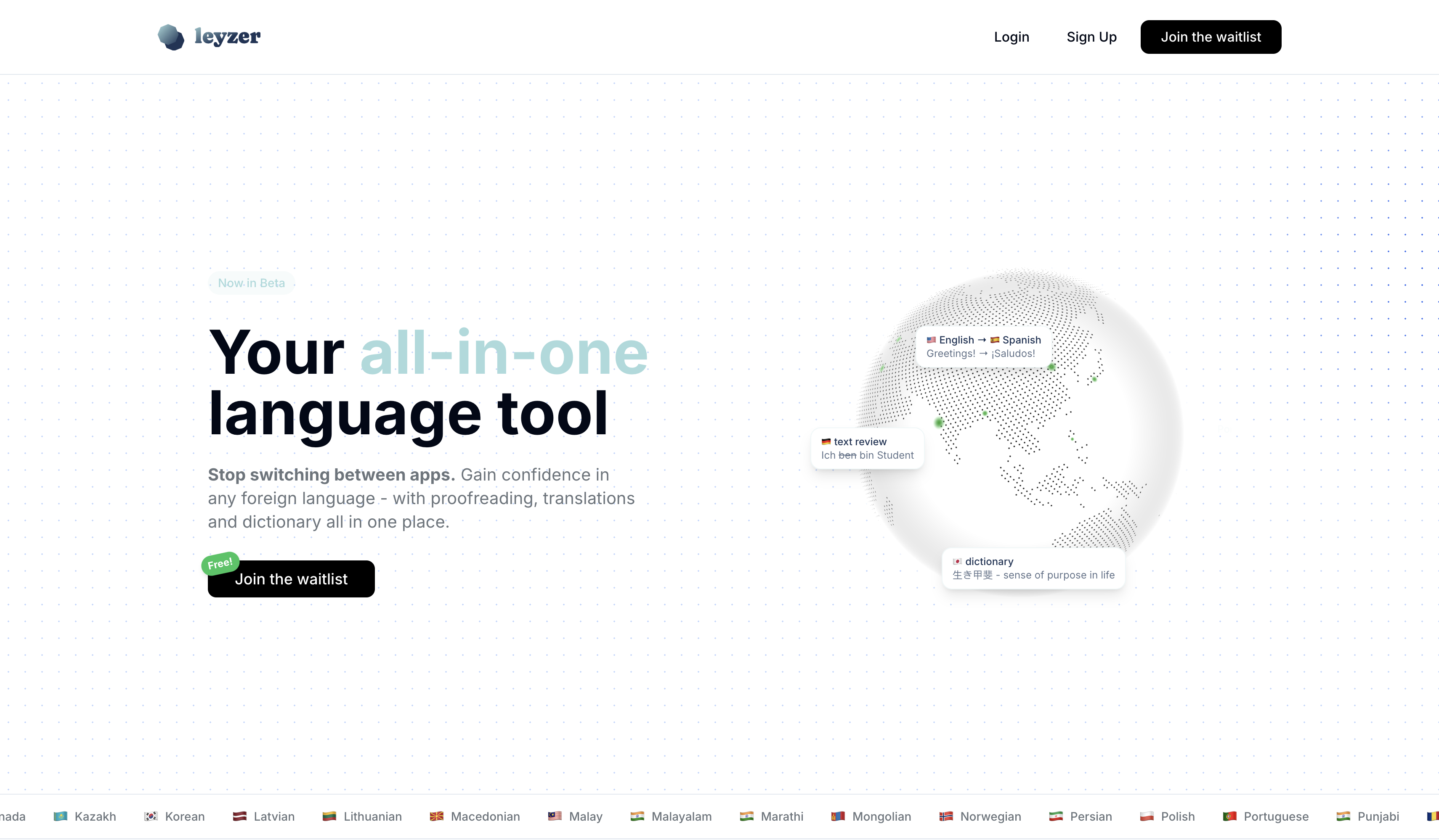 Leyzer AI - Your All-in-One Language Tool | Free AI Translation ...